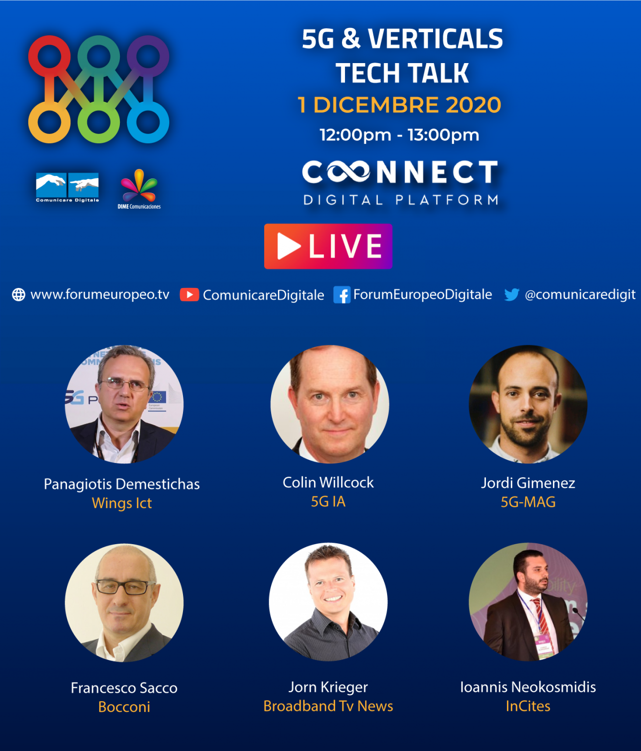 Tech Talk “5G & Verticals”5G-PPP